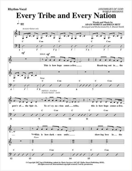 Every Tribe/Every Nation Music Charts | AGWM